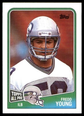 1988 TOPPS NFL Football Trading Card #143 🏈 FREDD YOUNG, Seattle ...
