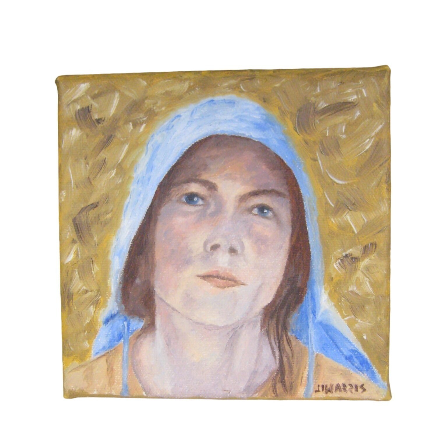 James L Harris Painting Woman Hoodie Art Oil Portrait Canvas Signed ...