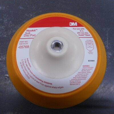 3M Hookit Soft Disc Pad, 05768, 8 inch | eBay