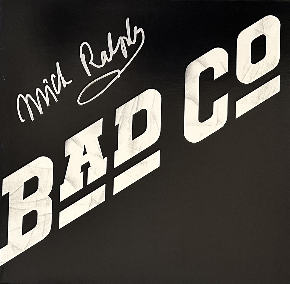 Bad Company "Bad Company" Vinyl - Autographed/Signed - Mick Ralphs ...