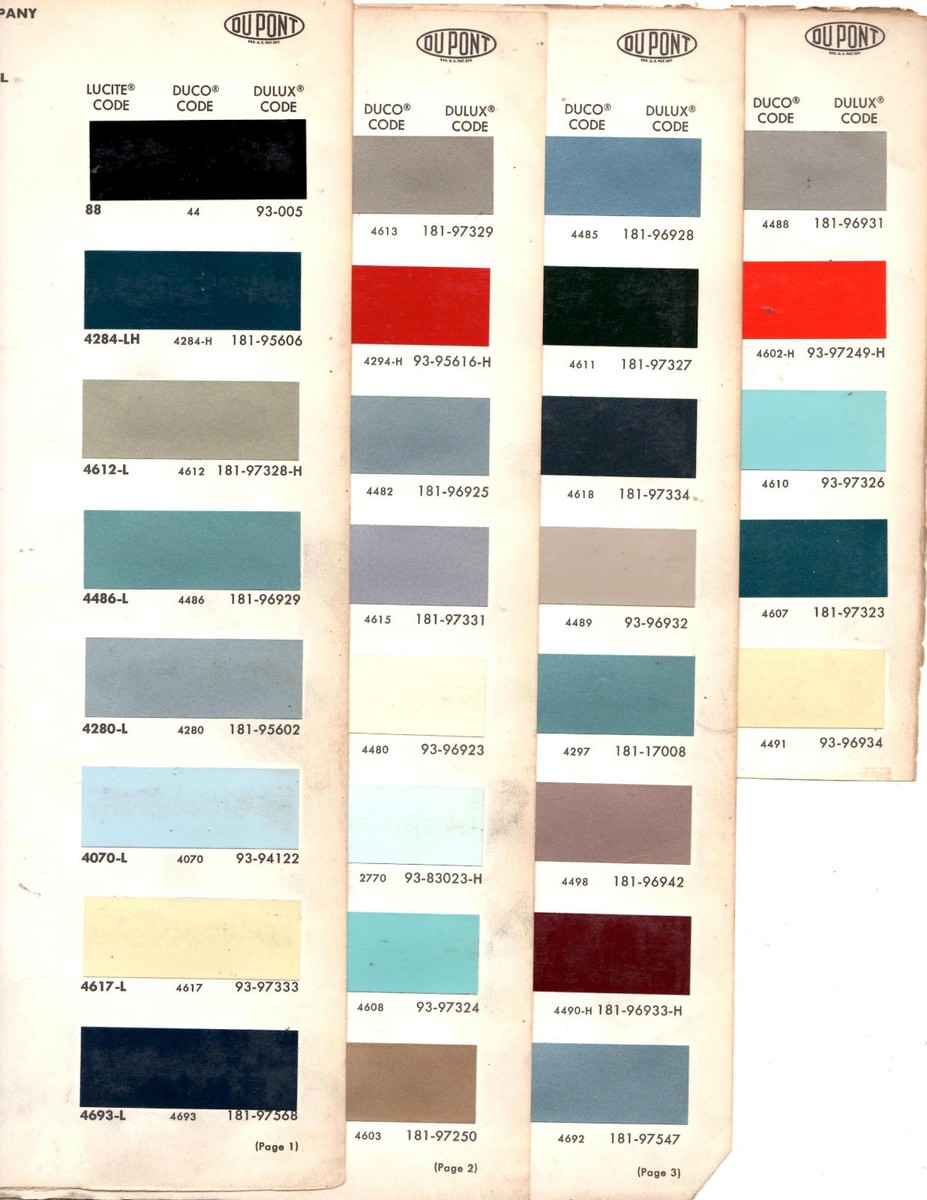 1965 Ford Mustang Paint Colors - Infoupdate.org