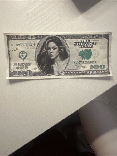 Shakira (The SheWolf State) 100$ FAKE $ Bill. | eBay