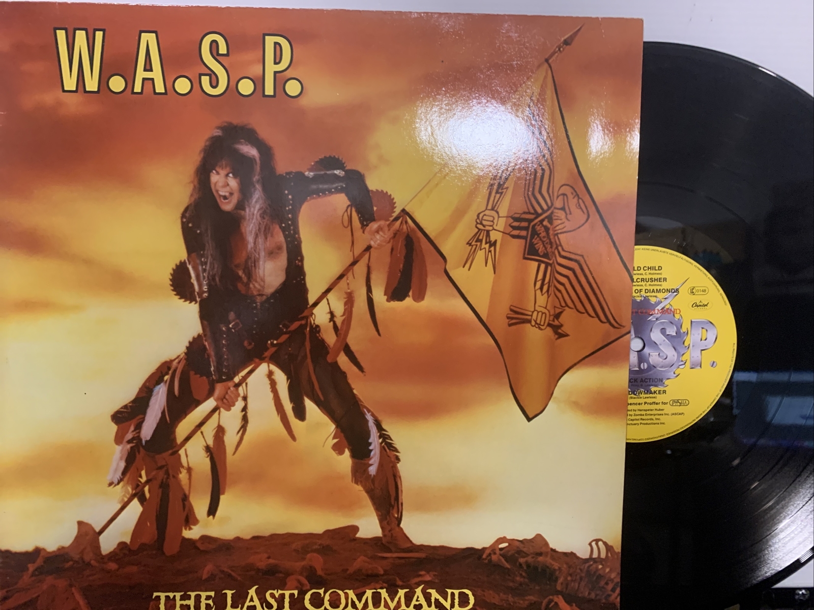 W.A.S.P. – The Last Command LP 1985 Capitol 1A 064-24 0429 1 EX/NM ...