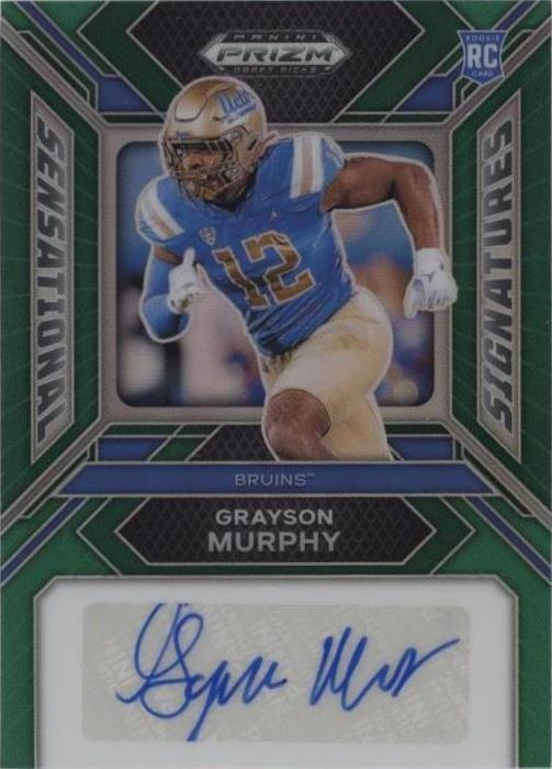 2024 Panini Prizm Draft Picks - Sensational Signatures Grayson Murphy # ...