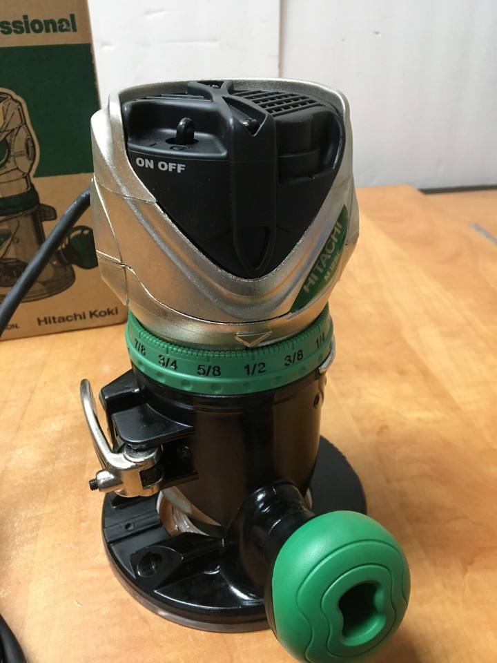 Hitachi M12SC Variable Speed Fixed Base Router with Collets & wrenches ...