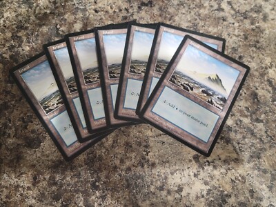 Magic The Gathering Assorted Basic Land Lot Island Mirage LP *IN HAND ...
