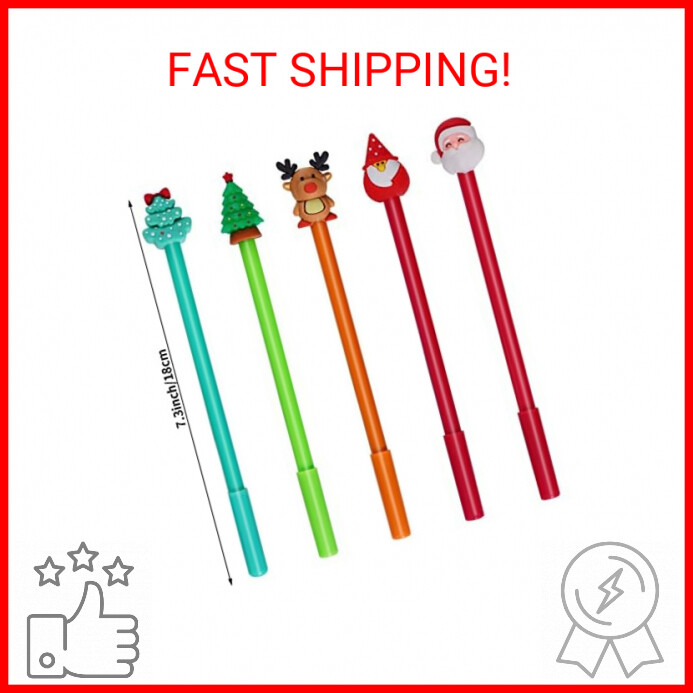 20Pcs Christmas Pens Gel Ink Pen Novelty Pens Cute Pens Fun Pens Bulk ...