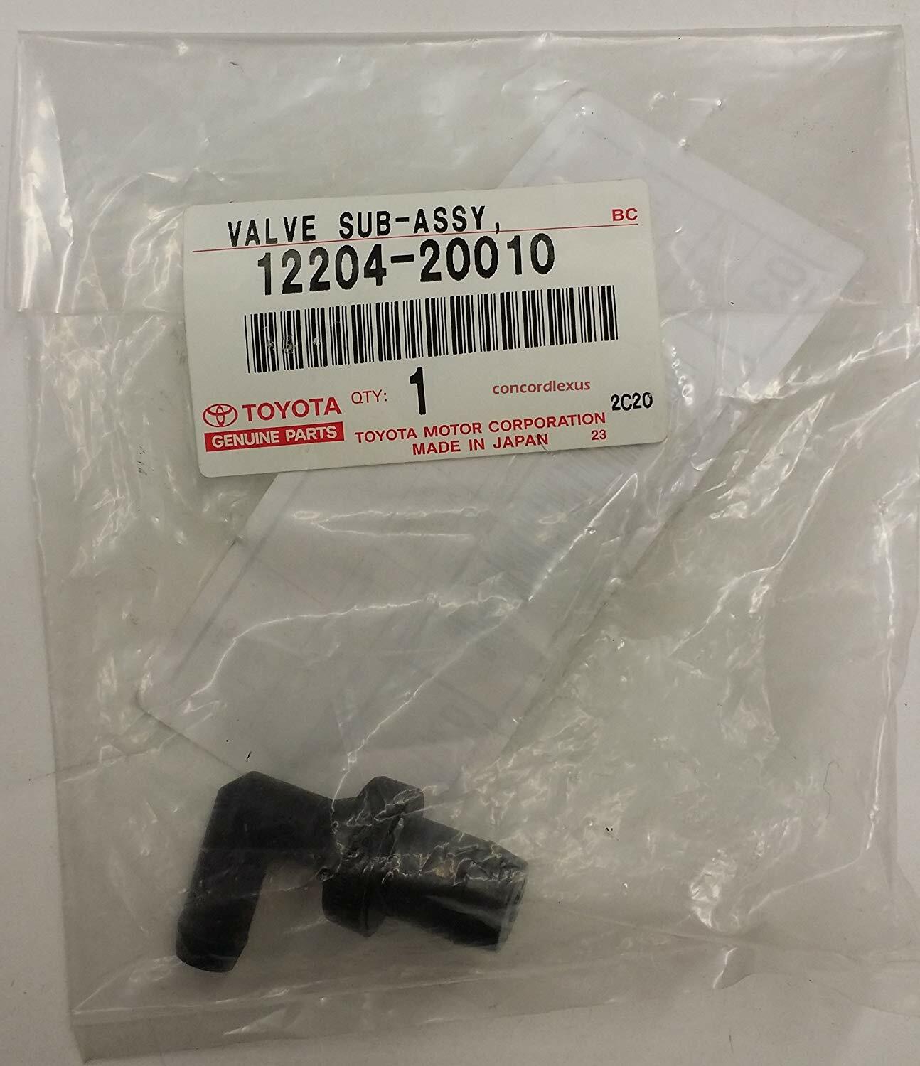 Toyota Avalon & Camry PCV Valve 12204-20010 FITS SELECT AVALON & CAMRY ...
