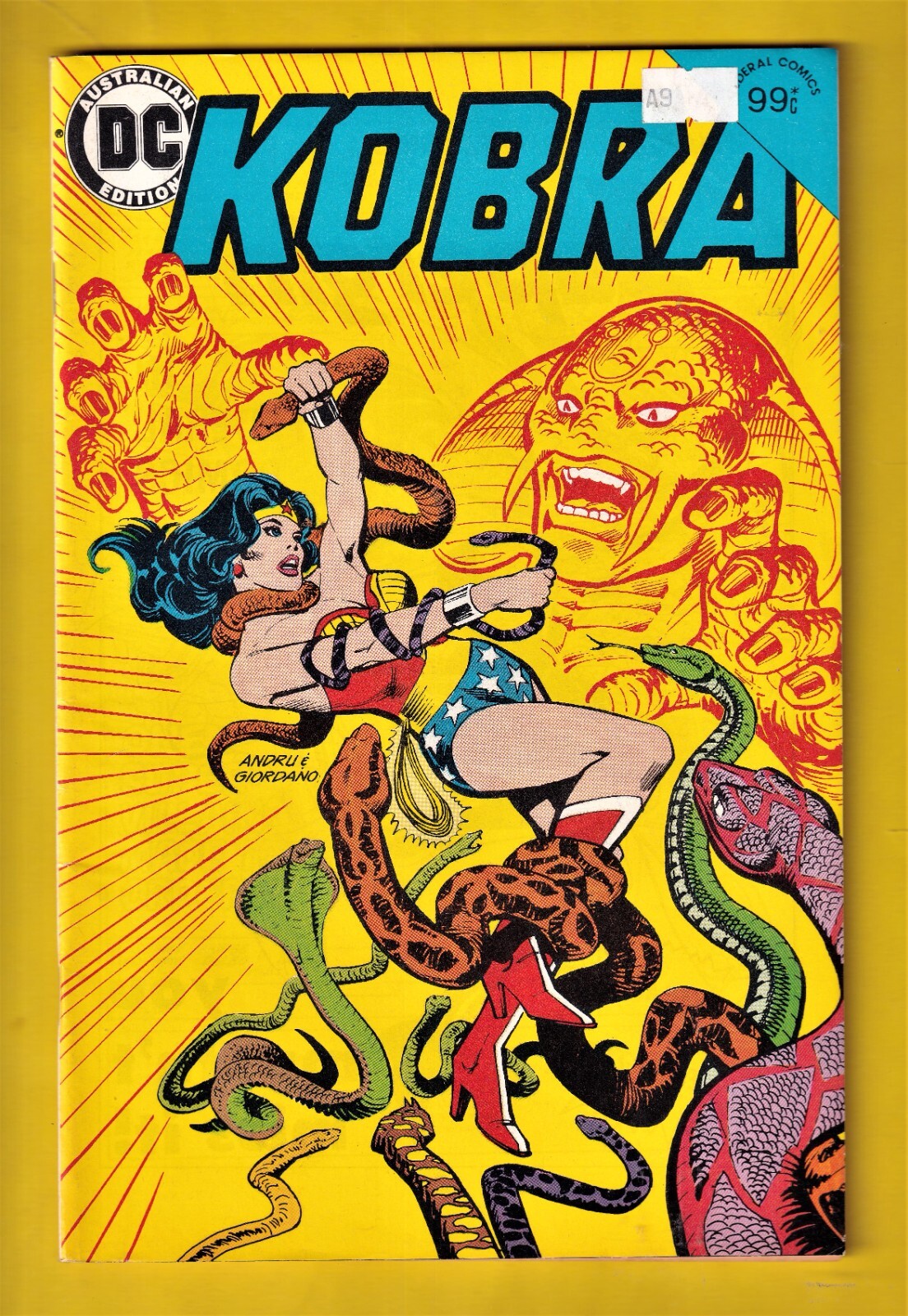 Wonder Woman - Kobra - Australian DC / Federal comics 1984 | eBay Australia