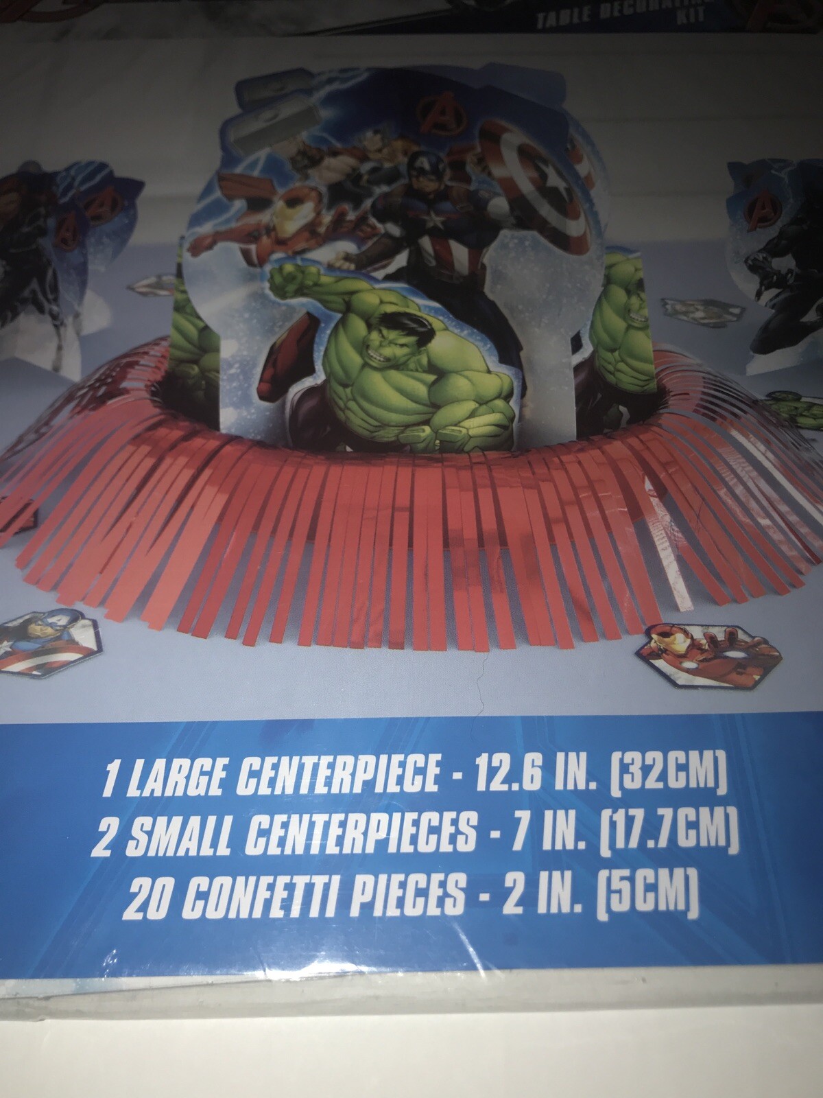 Marvel Avengers Table Decorating Kit Birthday Party 23 Pieces New | eBay