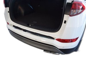 HYUNDAI TUCSON 2015-9/2020 REAR BUMPER SILL PROTECTOR STAINLESS STEEL ...