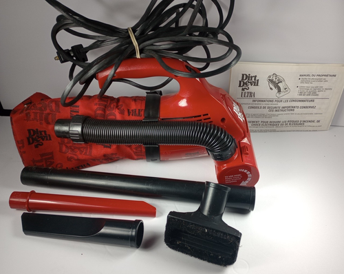 Dirt Devil by Royal Ultra Red Electric Hand Vac Handheld Vacuum | eBay