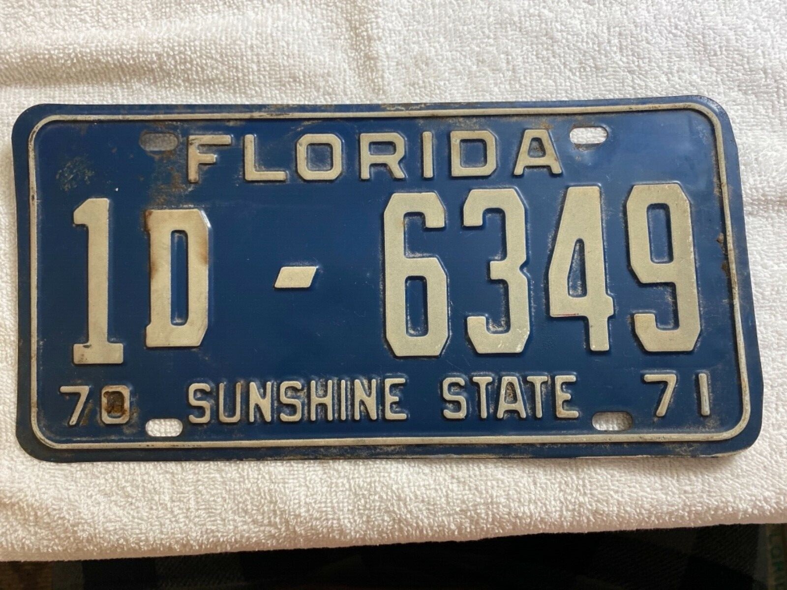 1970-71 Florida Sunshine State License Plate | eBay