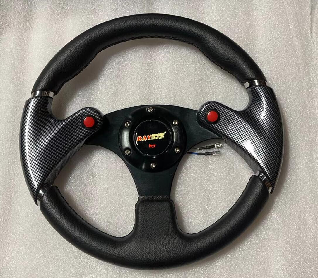 Black BATTLE SPORT STEERING WHEEL FIT MANY MODEL | eBay