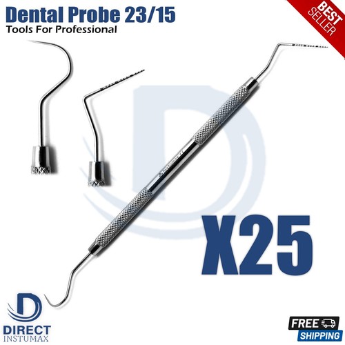 Dental Perio Explorer 23 Probe UNC 15 Color Marking Diagnostic Double ...