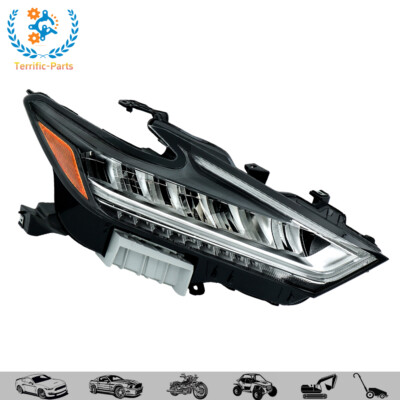 For 2019 2020 2021 Nissan Maxima Headlight LED Housing Chrome Passenger ...