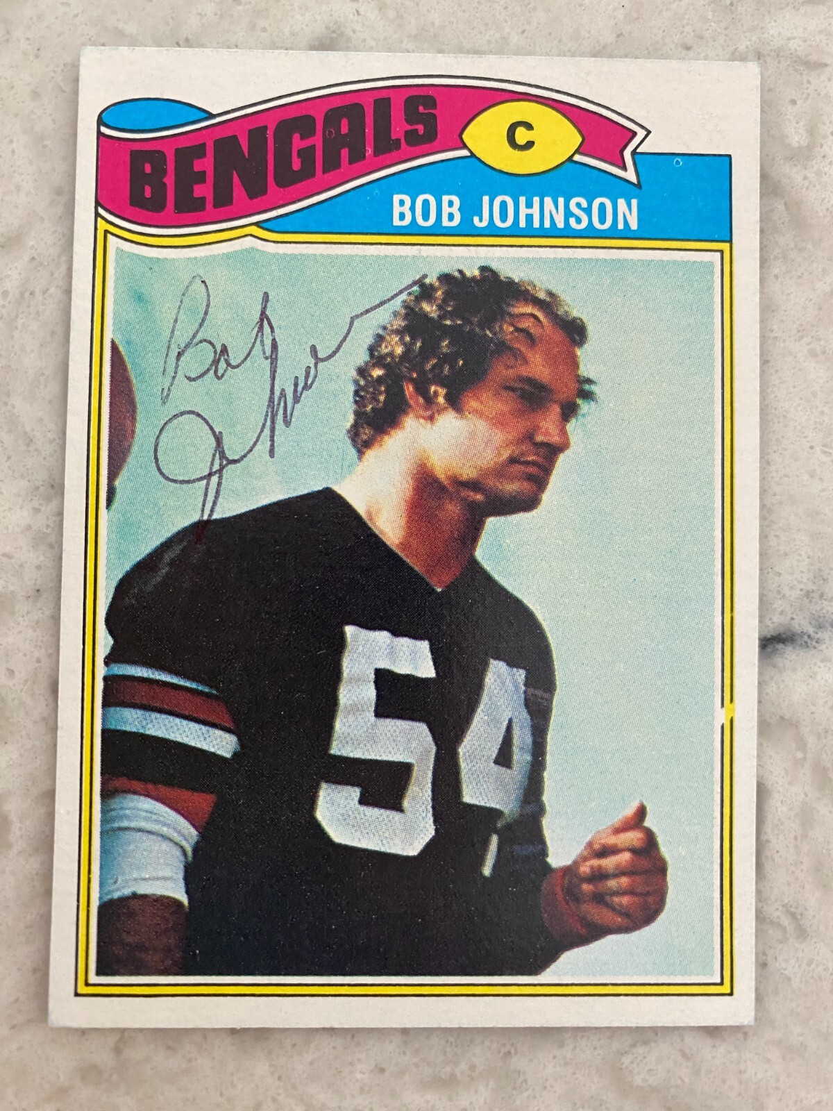 Bob Johnson signed CINCINNATI BENGALS card 1977 Topps | eBay