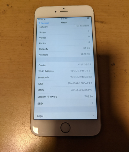 Apple iPhone 6 Plus - 64 GB - Gold (AT&T) for sale online | eBay