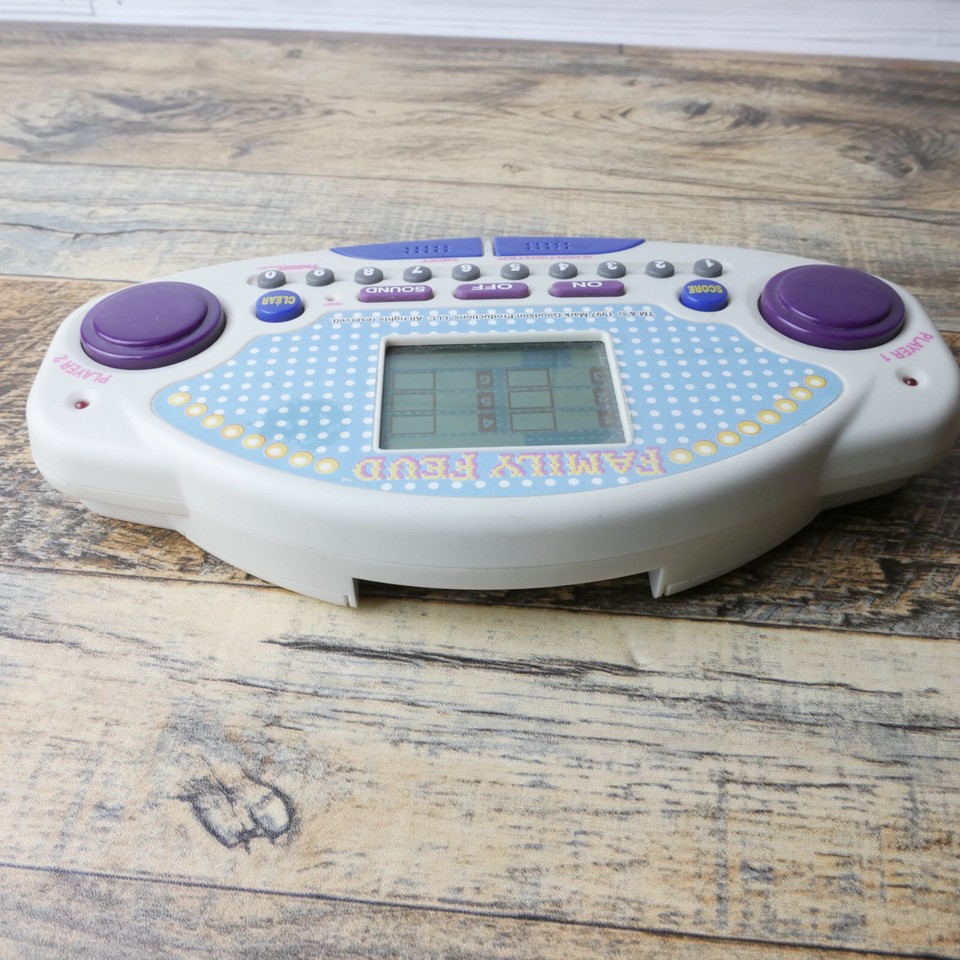 Tiger Family Feud Electronic Handheld Game with 1 Cartridge No Booklet ...