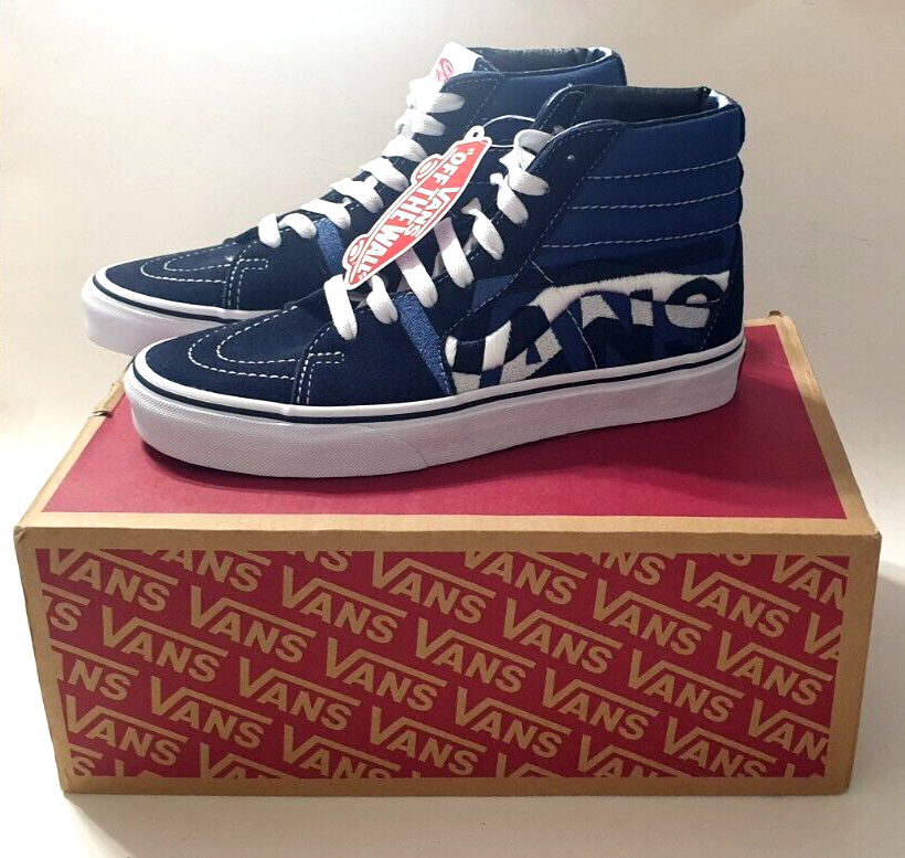 Vans Sk8 Hi Off The Wall Skate Rare Design Vans Statement Sneakers M 5. ...