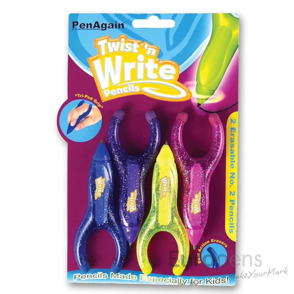 PenAgain Twist N Write Pencils or Leads - For Kids, RSI Arthritis ...
