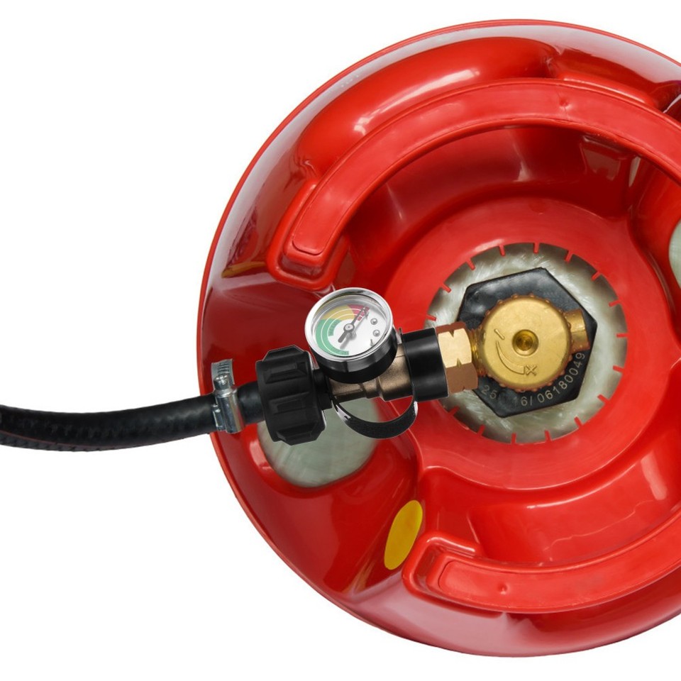 Brass Refill Adapter For Propane Tank 20-40lb Gas Converter Camping ...