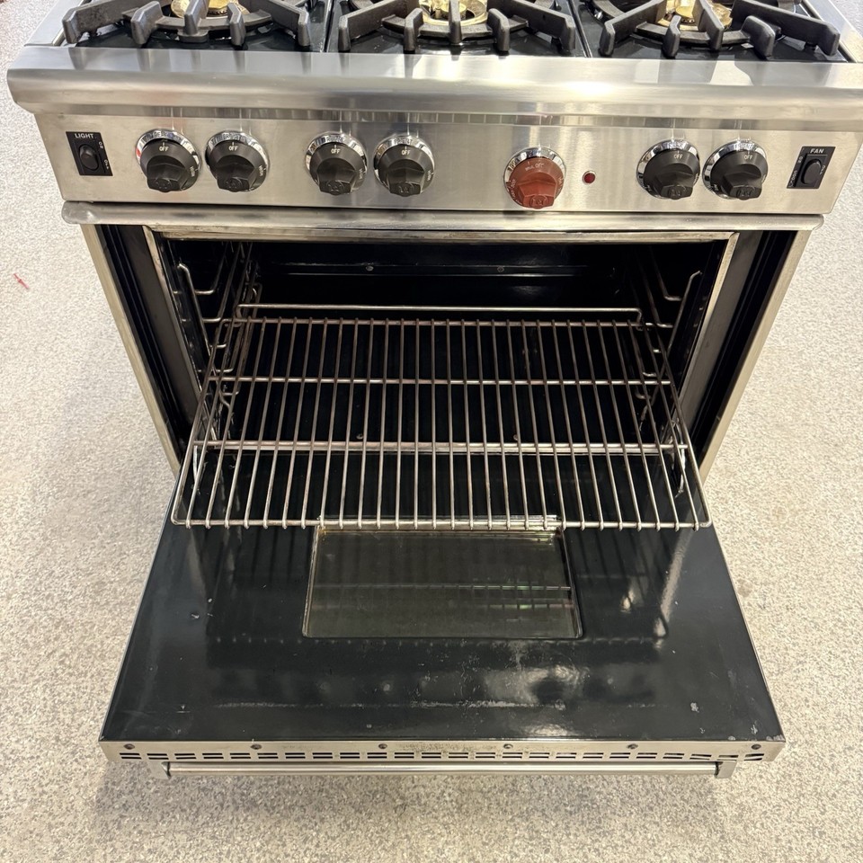 Wolf 36 Inch Natural Gas Range With 6 Burners Model R366 | eBay
