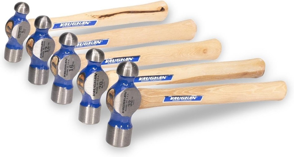 American-Made Ball Pein Hammers, 5-Piece Set, Rust-Resistant | eBay