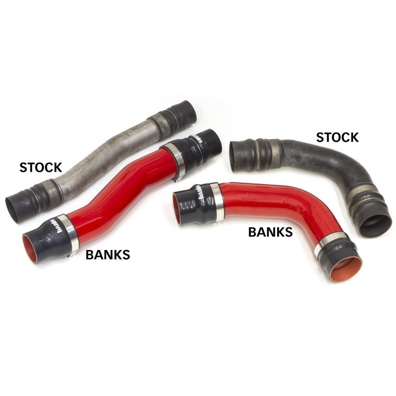 Banks Fits 10-12 Ram 6.7L Diesel Replacement Cold Boost Tubes - Red | eBay