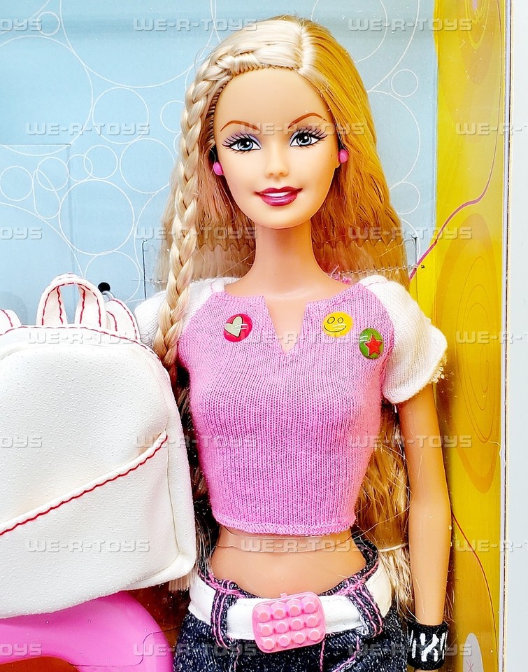 Button Blast Barbie Doll DIY Make lots of Fun Buttons 56946 Mattel 2002 NRFB | eBay