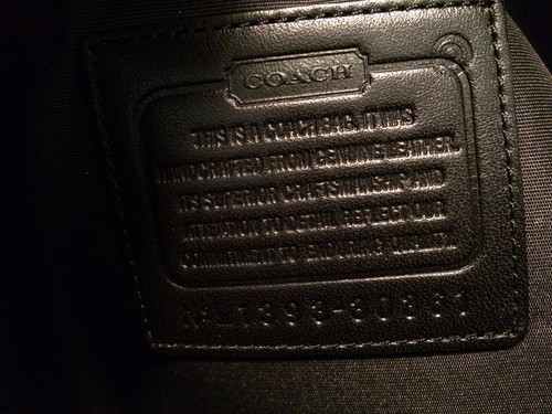 NWT Coach Large Clutchable in Bar Stripe Leather F30361 Gold Vermillion ...