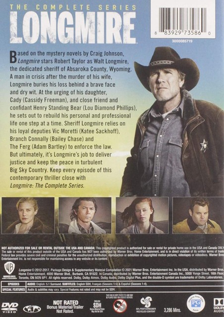 Longmire: The Complete Series (DVD, 2021) for sale online | eBay