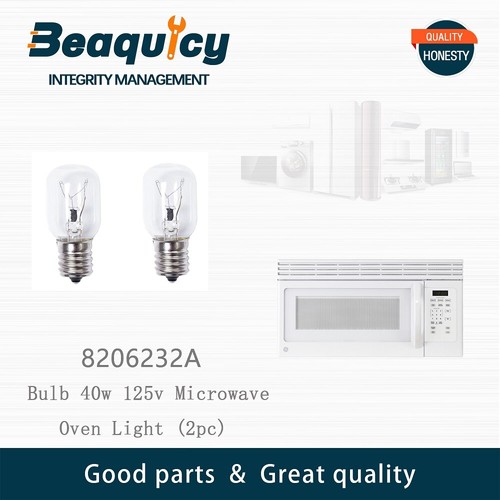8206232A Bulb 40w 125v Microwave Oven Light Under Hood Microwave Bulb ...