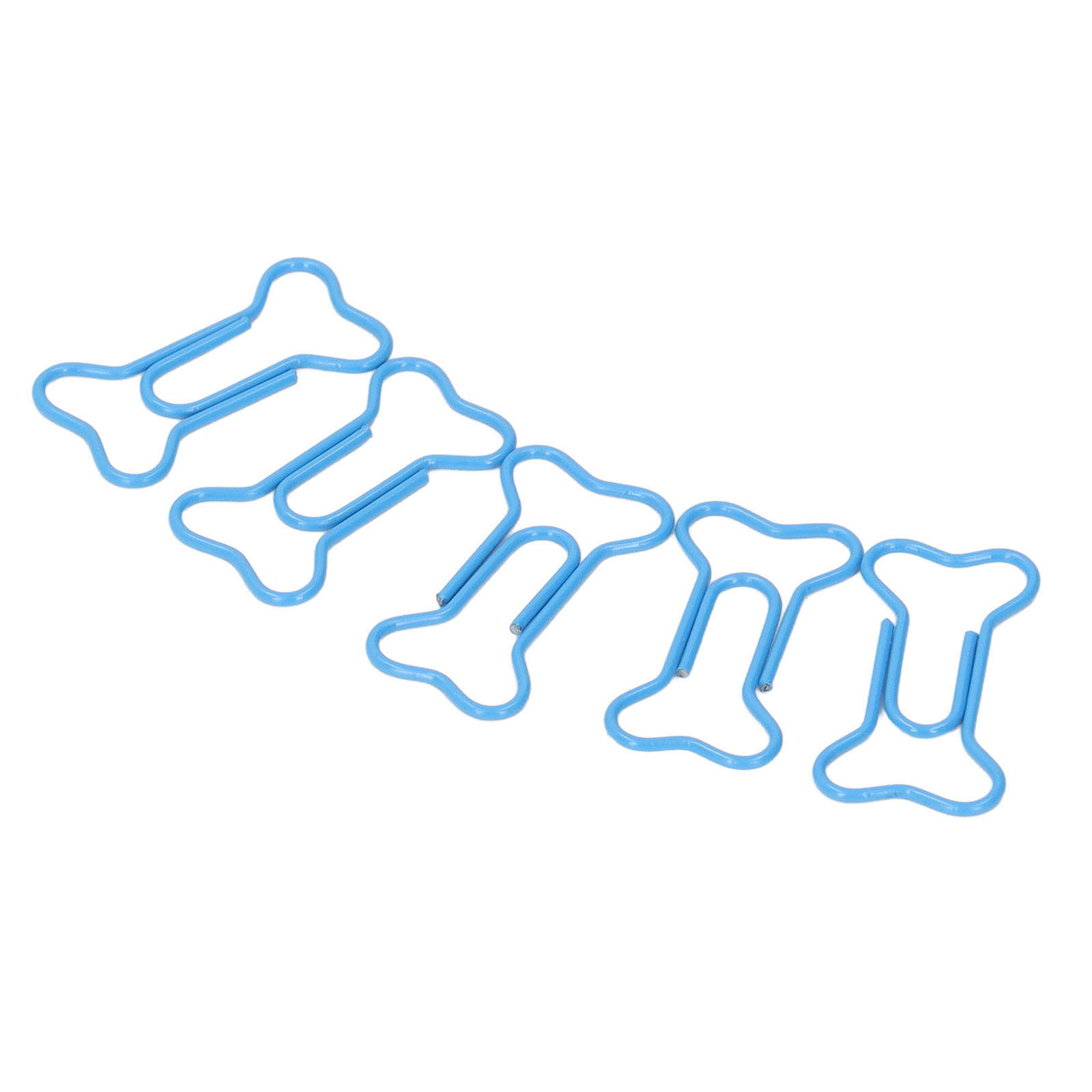 50pcs Bone Shaped Paper Clips Beautiful Color Slip Resistance Portable ...