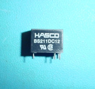 HASCO BS211DC12 12VDC SPDT 2A 700 Ohm PCB-Mount Relay New Quantity-15 ...