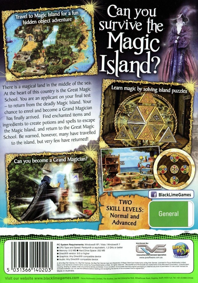Mysteries of Magic Island PC CD Rom 2010 Hidden Object Game | eBay
