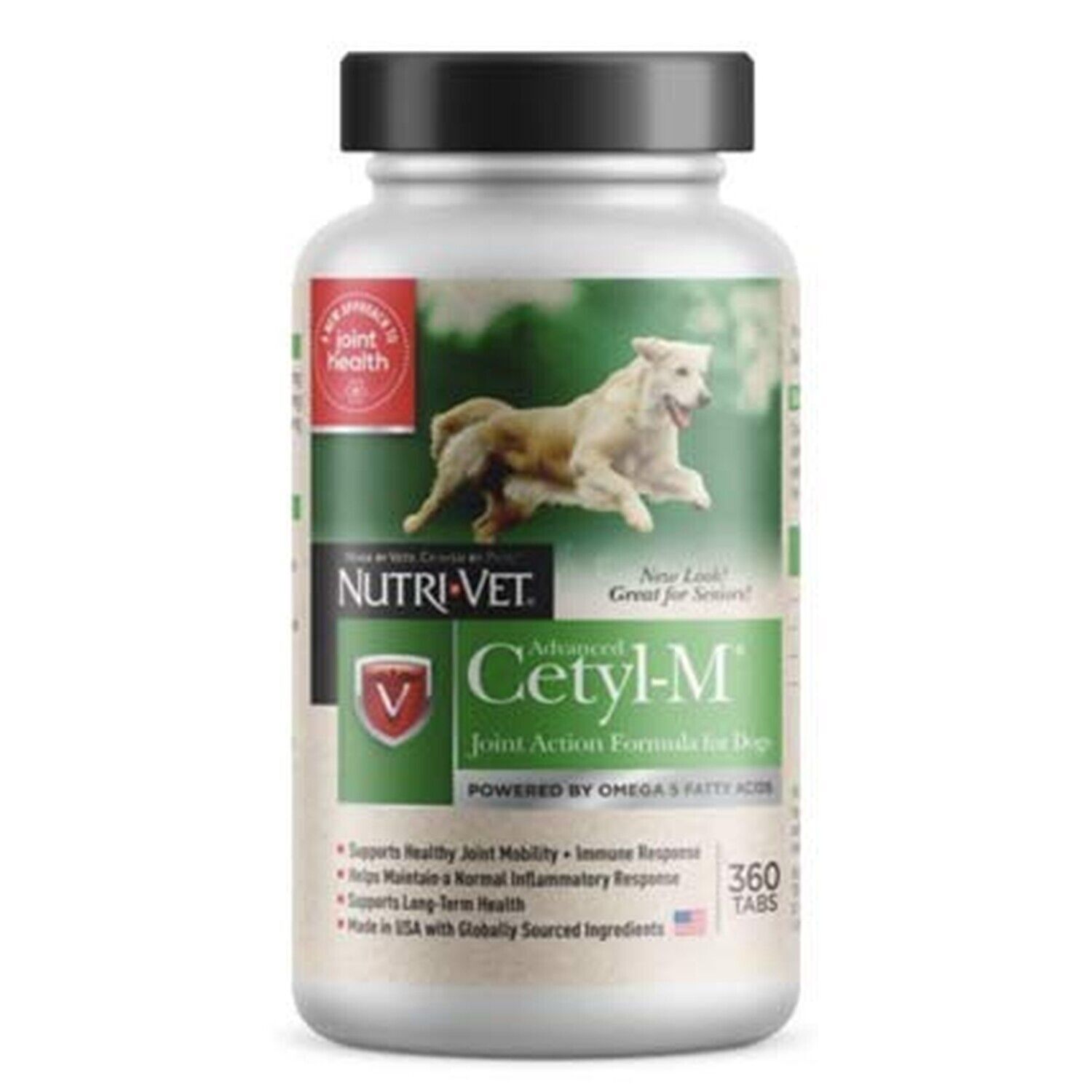 Nutri-Vet Cetyl-M Advanced Joint Formula for Dogs - 360 Tablets for ...
