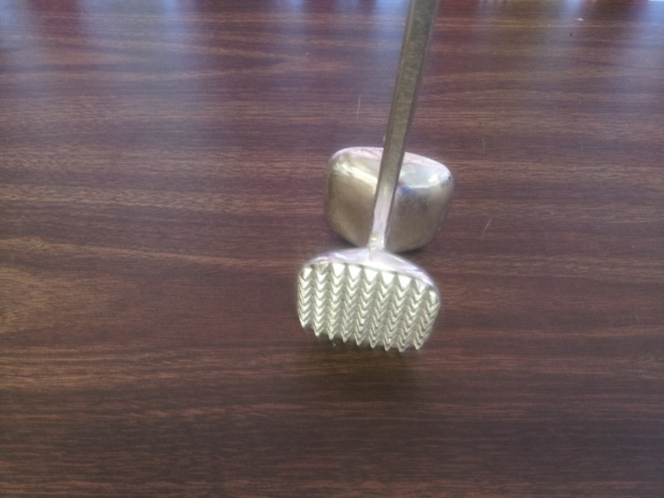 MEAT TENDERIZER MALLET HEAVY DUTY CAST ALUMINUM ALLOY (CHOOSE 10" or 13 ...
