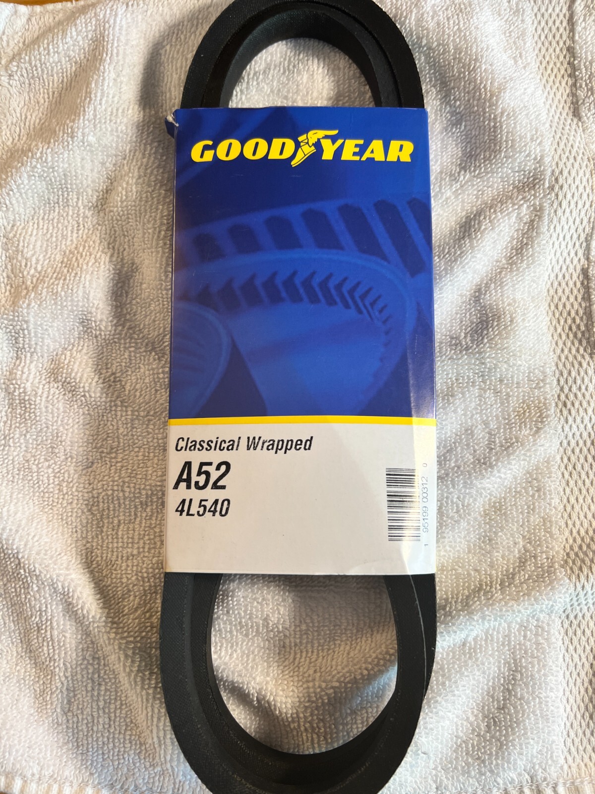 Goodyear Classical Wrapped A52 4L540 v-belt. NEW | eBay