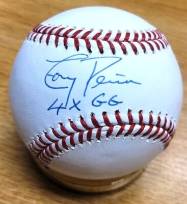 Autographed TONY PENA "4x GG" Official Major League Baseball w/COA | eBay