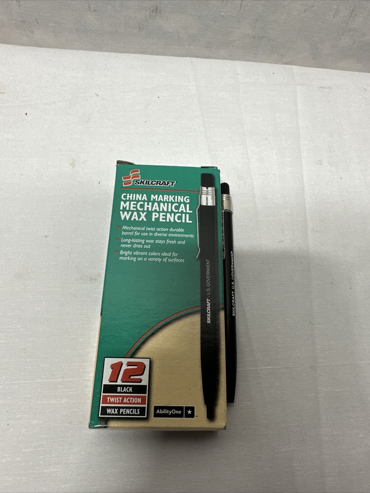 12+SKILCRAFT+US+Government+China+Marking+Mechanical+Wax+Pencil+ ...
