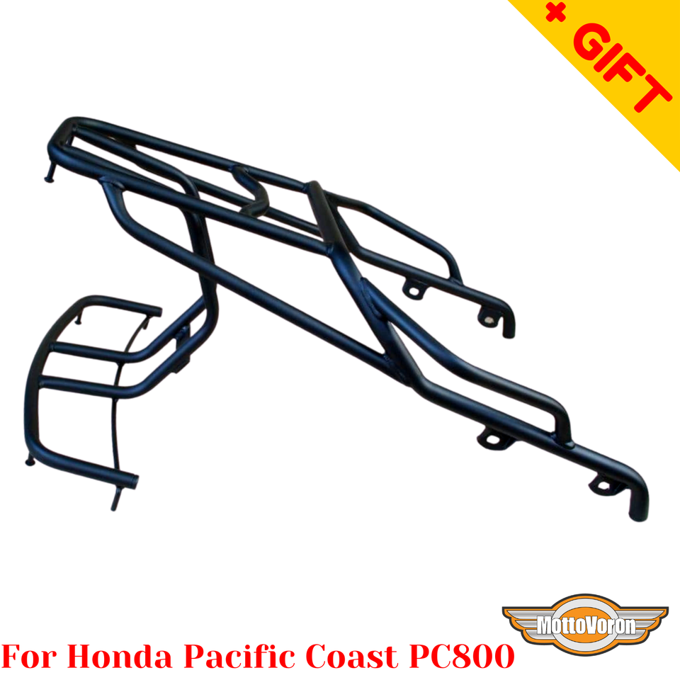 For Honda PC800 Pacific Coast Luggage rack system Honda PC 800 Rear ...