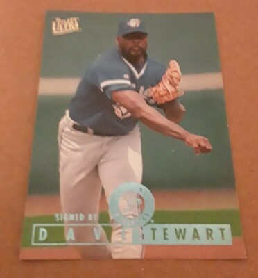 1995 Fleer Ultra DAVE STEWART basebal card #343. TORONTO BLUE JAYS. | eBay