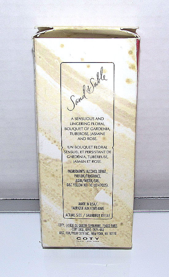 Sand & Sable Cologne Spray .37 Oz Full Bottle Miniature Coty | eBay