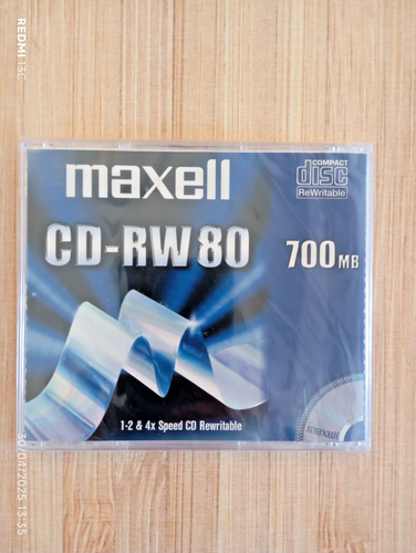 Maxell CD-RW 80 700MB 1-2 & 4x Speed Cd Rewritable | eBay