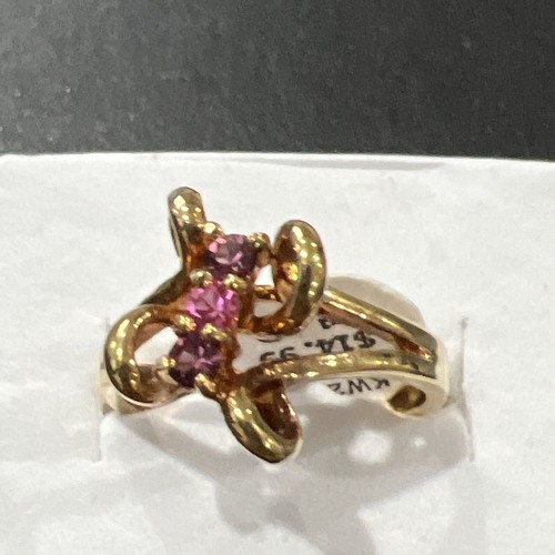 Vintage DAC Ring Size 9 Three Stones Electroplated | eBay