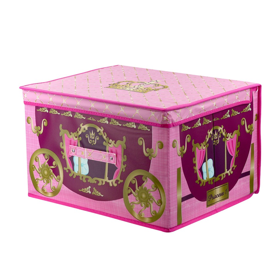 Large Collapsible Storage Box Folding Jumbo Storage Chest Kids Room Toy ...