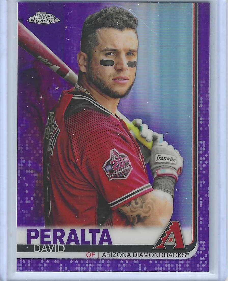 2019 Topps Chrome - David Peralta #9 Purple Refractor /299 for sale online | eBay