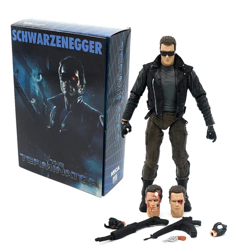 NECA 7" Terminator Police Station Assault T-800 Action Figure Kid Toy ...