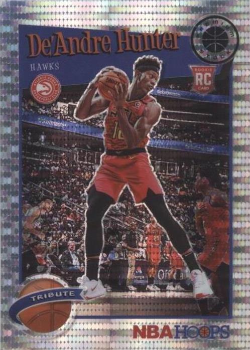 2019-20 Panini NBA Hoops Premium Stock - Hoops Tribute De'Andre Hunter ...